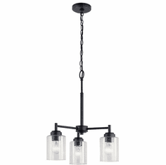 Kichler 44034BK Winslow Contemporary Black Hanging Light - KIC-44034BK
