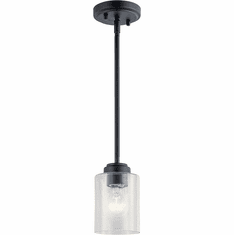 Kichler 44034BK Winslow Contemporary Black Hanging Light - KIC-44034BK