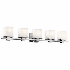 Kichler 45152CH Tully Contemporary Chrome Finish 6.5" Tall 4-Light ...