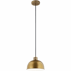 Kichler 52153NBR Zailey Contemporary Natural Brass Pendant Light ...
