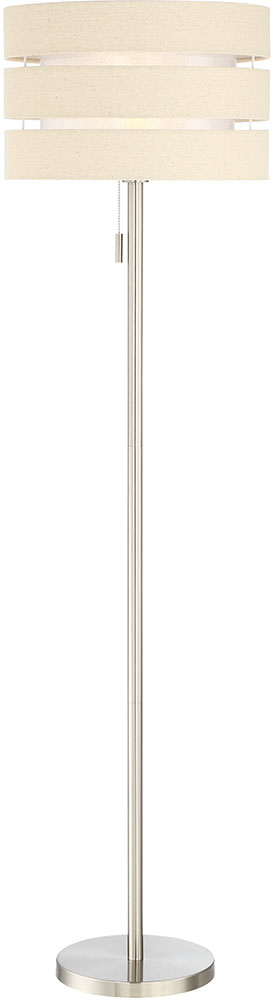 Lite Source LS-83037 Falan Contemporary Brushed Nickel Floor Light - ls-LS-83037
