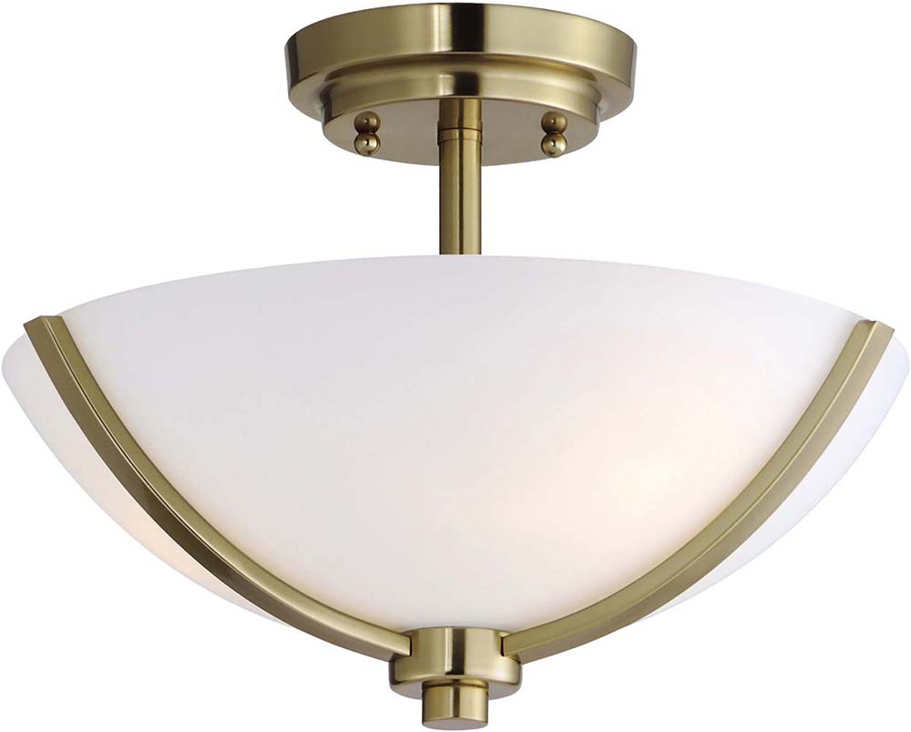 Maxim 20031SWSBR Deven Satin Brass Ceiling Lighting Fixture - MAX ...
