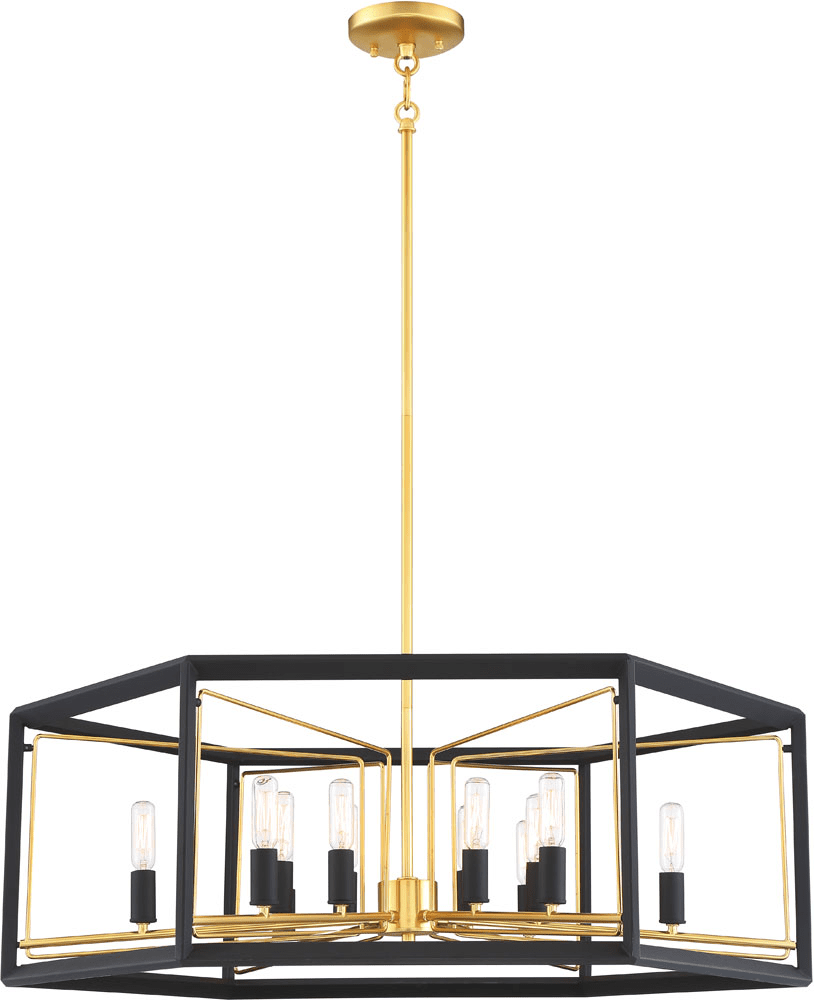 Metropolitan N7859-707 Sable Point Contemporary Sand Coal With Honey ...