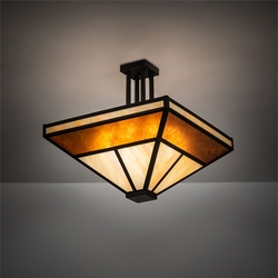 Craftsman Ceiling Lighting - Mission Style Ceiling Light