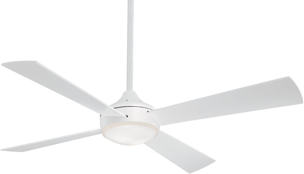 Minka Aire F521L-WHF Aluma Modern Flat White LED 52" Ceiling Fan - MKA ...