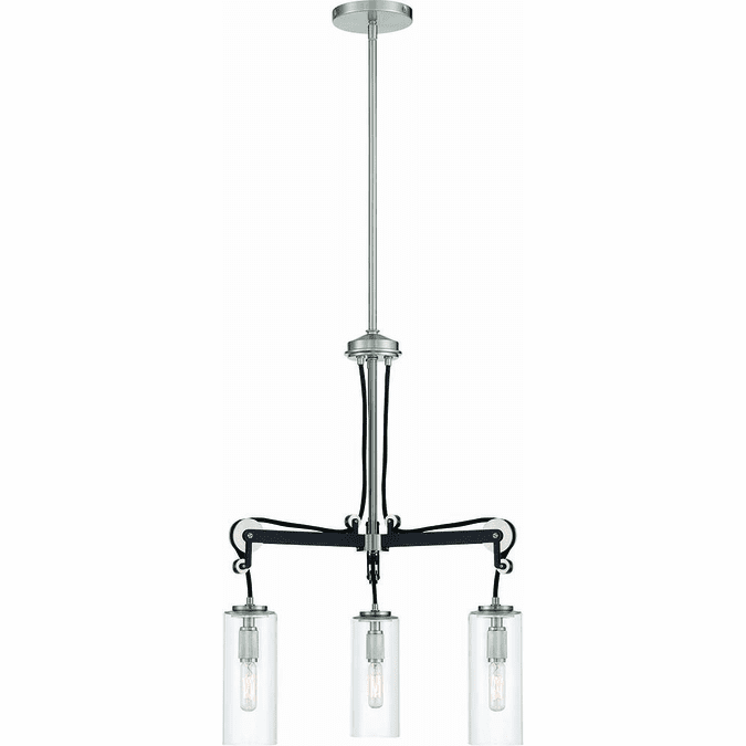 Minka Lavery 2898-691 Pullman Junction Modern Coal with Brushed Nickel ...