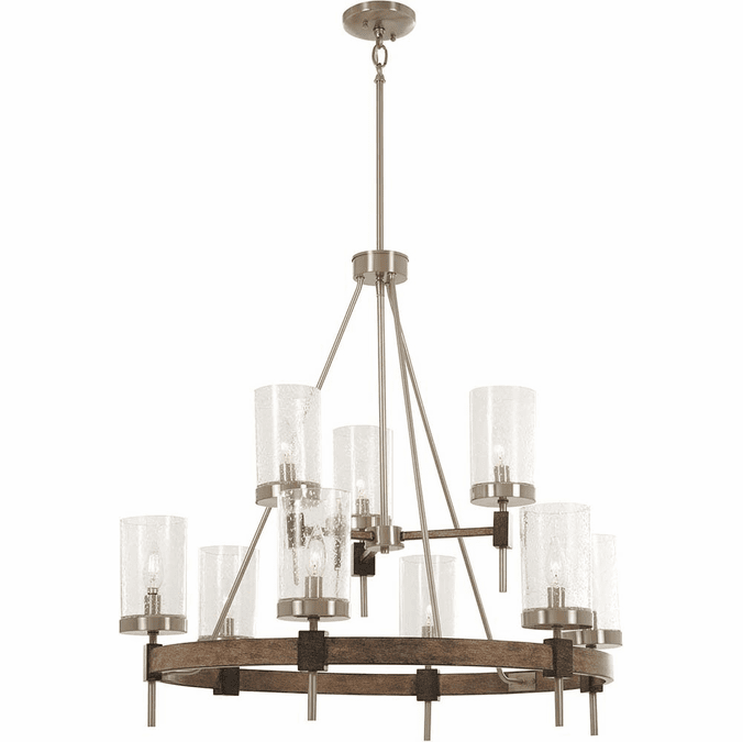 Minka Lavery 4639-106 Bridlewood Stone Grey with Brushed Nickel ...