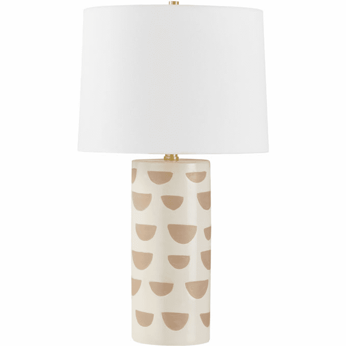 Mitzi HL714201A-AGB/CWO Minnie Contemporary Aged Brass Table Lamp ...