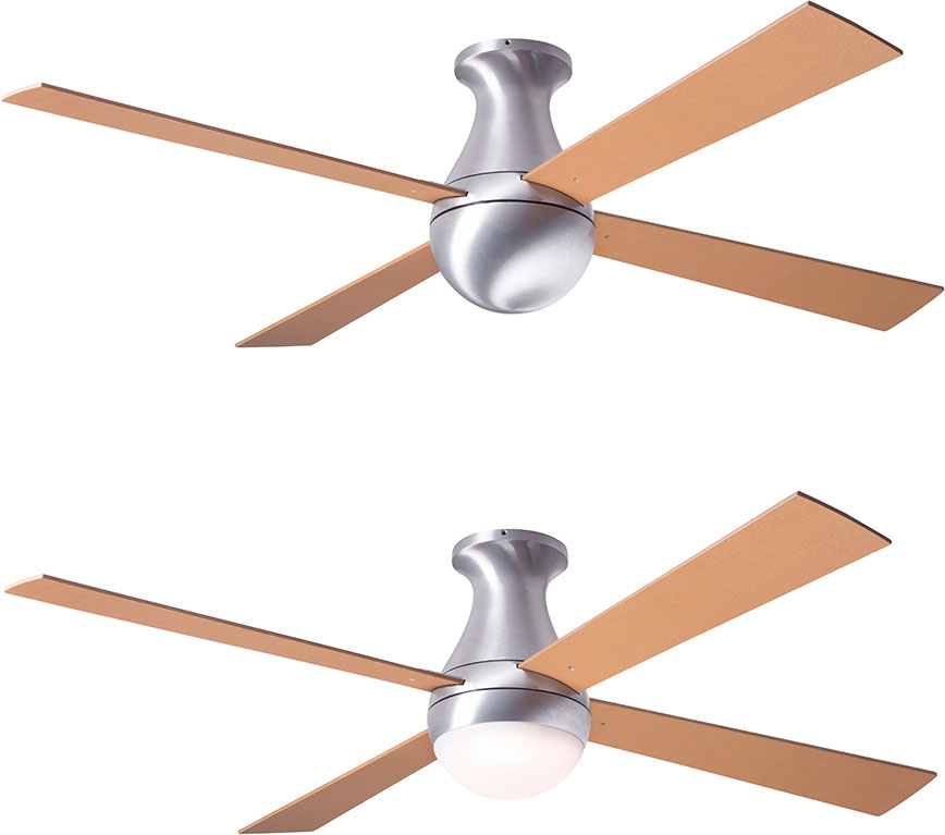 Modern Fan Company BAL-FM-BA-MP Ball Flush Contemporary Brushed ...