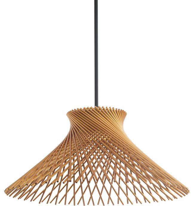 Modern Forms PD-74223-GO Zenya Contemporary Gold LED Hanging Light ...