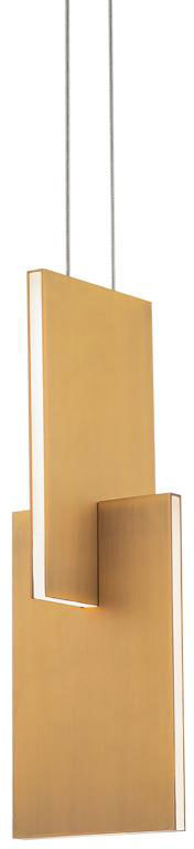 Modern Forms PD-79014-AB Amari Contemporary Aged Brass LED Mini Pendant Light Fixture - MFO-PD ...
