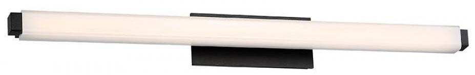 Modern Forms WS-21724-BK Mini Vogue Contemporary Black LED 24" Bathroom Light Sconce - MFO-WS ...