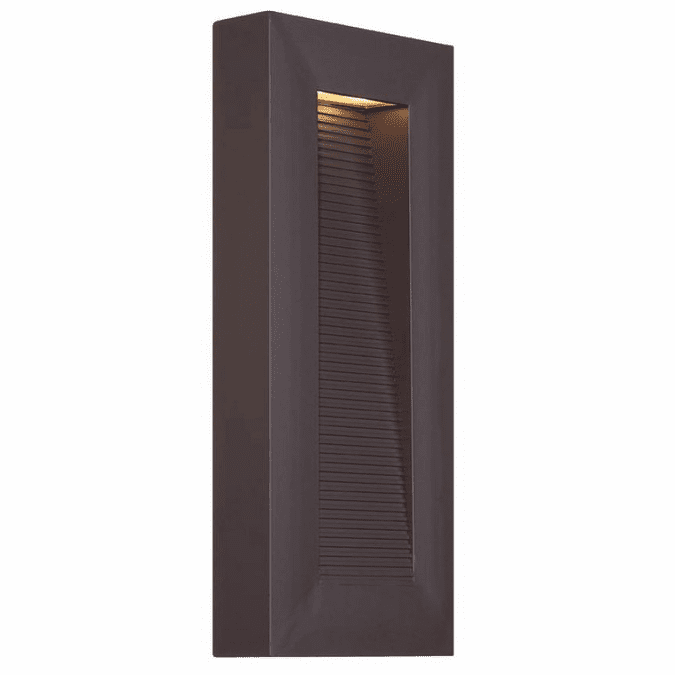 Modern Forms WS-W1116-BZ Urban Modern Bronze LED Outdoor Lamp Sconce - MFO-WS-W1116-BZ