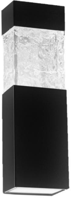 Modern Forms WS-W18224-BK Monarch Contemporary Black LED Exterior Sconce Lighting - MFO-WS-W18224-BK