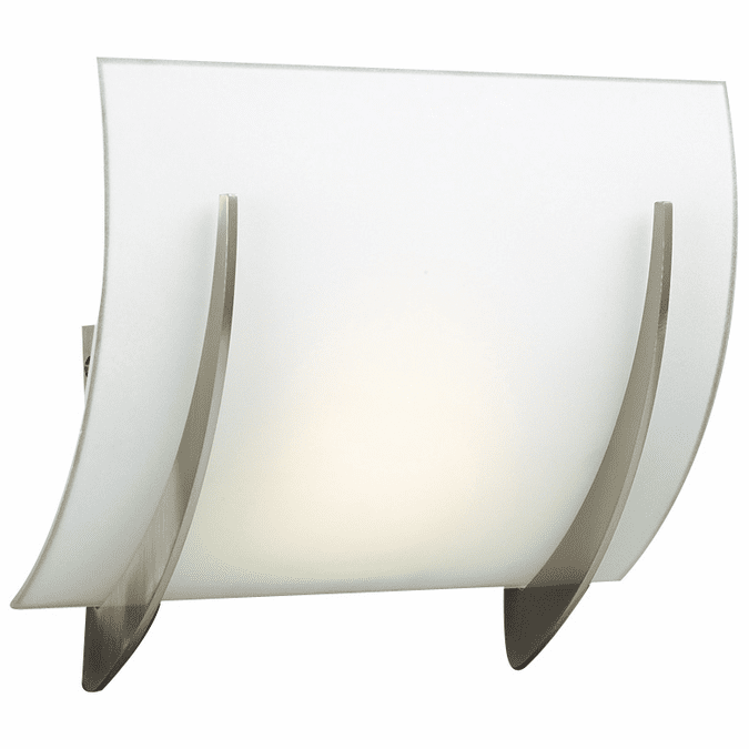 PLC 6559-SN Lisette Modern Satin Nickel Halogen Light Sconce - PLC-6559-SN
