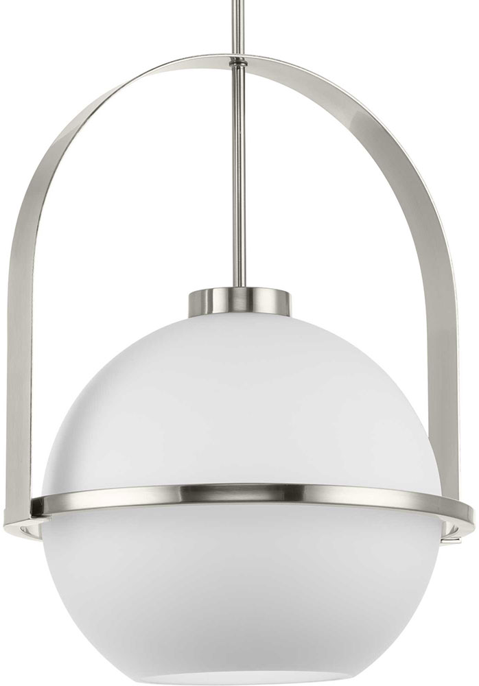 Progress P500359-009 Delayne Modern Brushed Nickel Ceiling Pendant ...