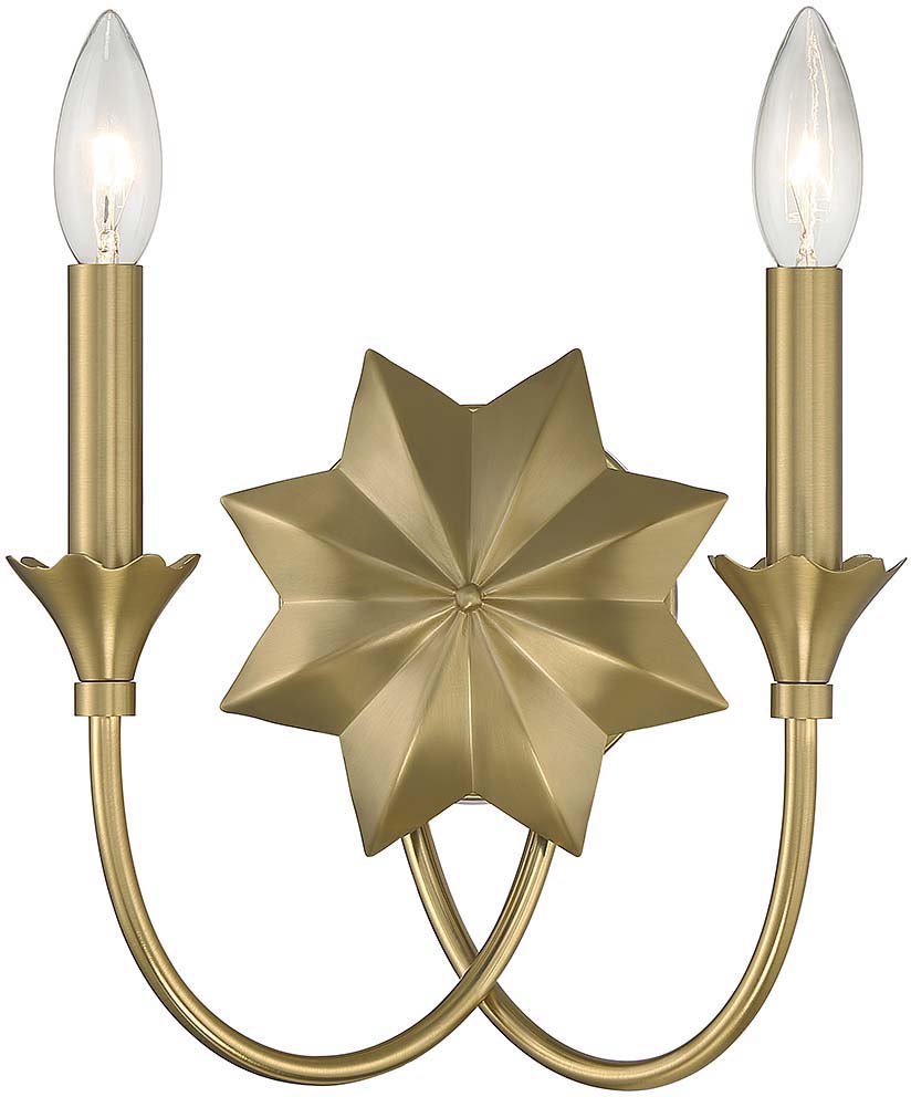 Savoy House 9-2204-2-322 Sullivan Warm Brass 4-Light Wall Light Sconce ...