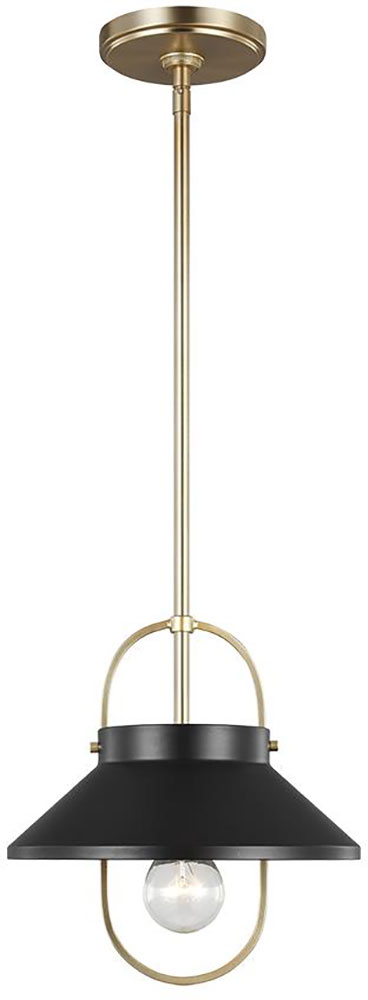Visual Comfort Studio Lighting 6001101-112 Dormer Modern Midnight Black ...