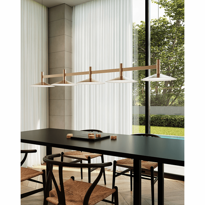 Sonneman 1783.25-PAN Systema Staccato Modern Satin Black LED Island ...