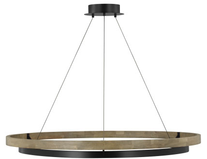 Visual Comfort Modern 700GRC48BW-LED930 Grace Modern Matte Black ...