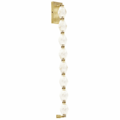 Tech 700WSCLR15NB-LED Collier Modern Natural Brass LED 15" Wall Sconce ...