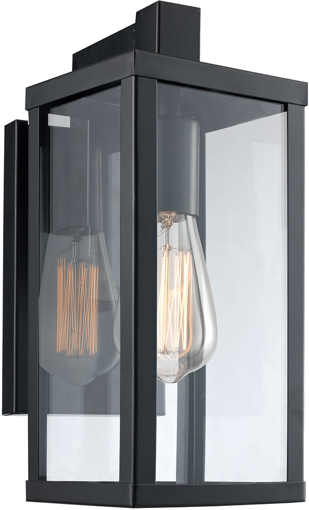 Trans Globe 40750-BK Oxford Black Exterior 12.5" Wall Mounted Lamp ...