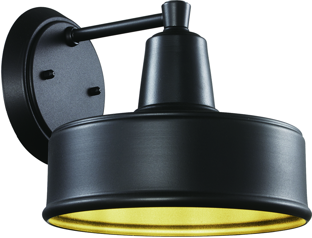 Trans Globe 51321 BK Channing Black 8.5" Outdoor Wall Sconce Lighting ...