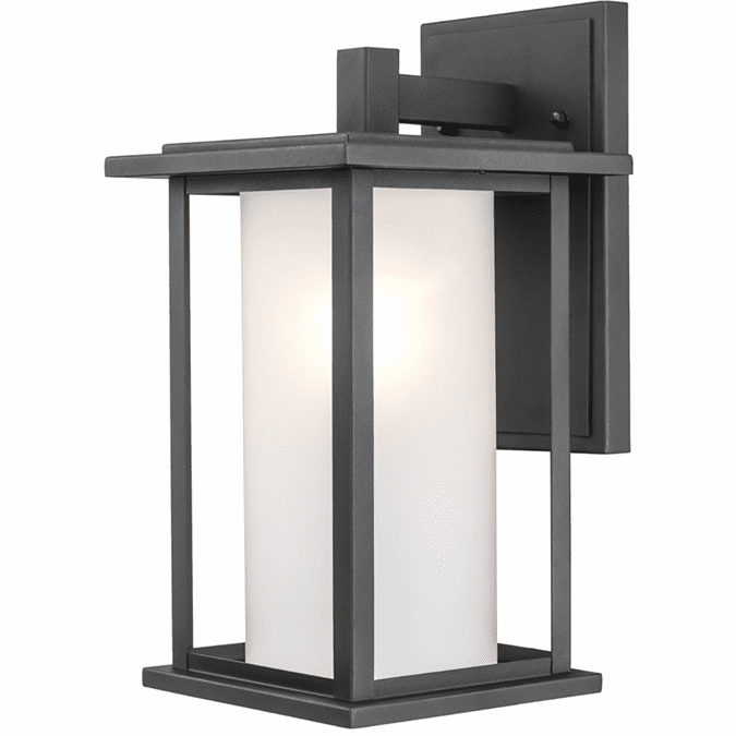 Trans Globe 51401 BK Contemporary Black 8" Exterior Wall Lamp - TRA ...