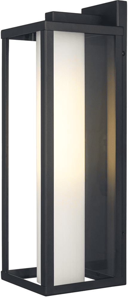 Trans Globe 51462 BK Modern Black Outdoor Wall Mounted Lamp - TRA-51462-BK