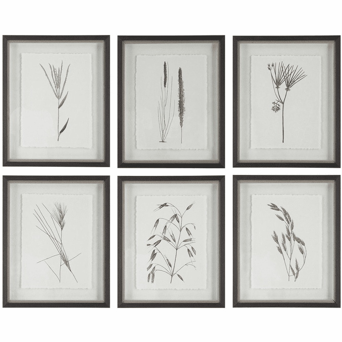 Uttermost 41459 Forest Finds Contemporary Botanical Print Wall Art ...