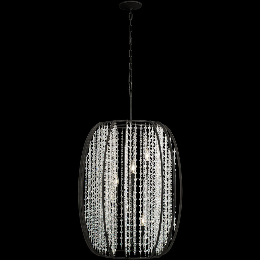 Varaluz 367F06CB Caesar Modern Carbon Foyer Lighting - VAR-367F06CB