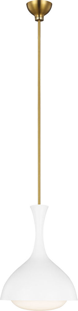 Visual Comfort Studio AEP1011BBSMWT Lucerne Modern Matte White and ...