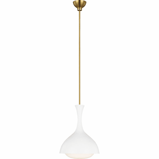 Visual Comfort Studio AEP1011BBSMWT Lucerne Modern Matte White and ...