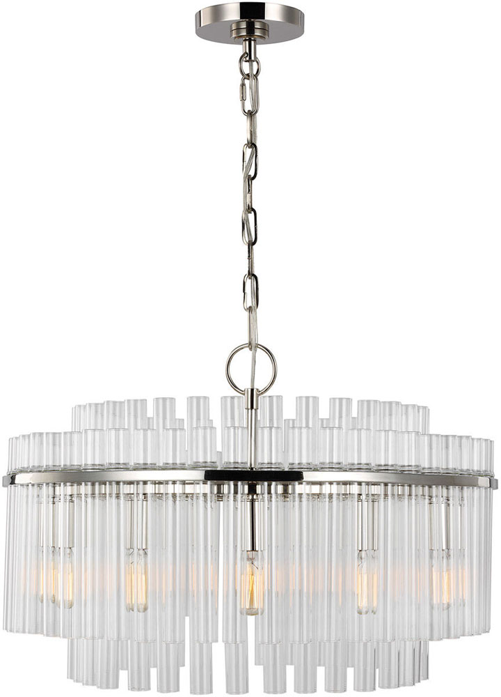 Visual Comfort Studio CC12812PN Beckett Contemporary Polished Nickel 24 ...