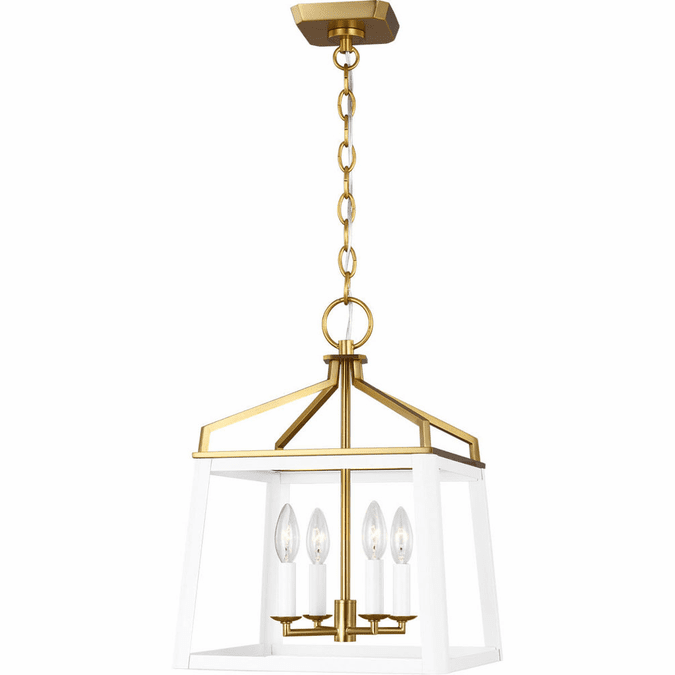 Visual Comfort Studio CC1564MWTBBS Carlow Matte White 13.5" Foyer ...