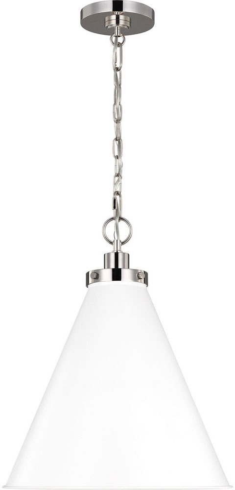 Visual Comfort Studio CP1271MWTPN Wellfleet Contemporary Matte White ...