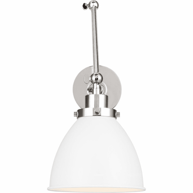 Visual Comfort Studio CW1161MWTPN Wellfleet Modern Matte White and ...