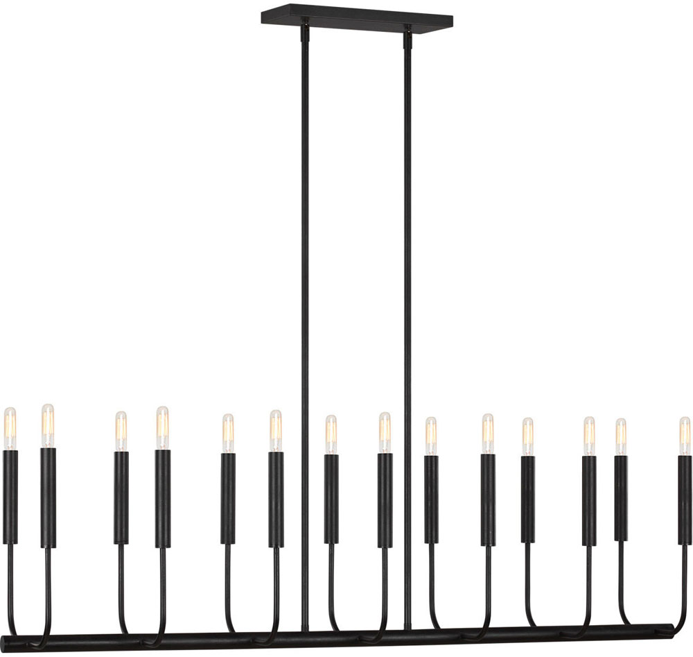 Visual Comfort Studio EC10614AI Brianna Contemporary Aged Iron Kitchen ...