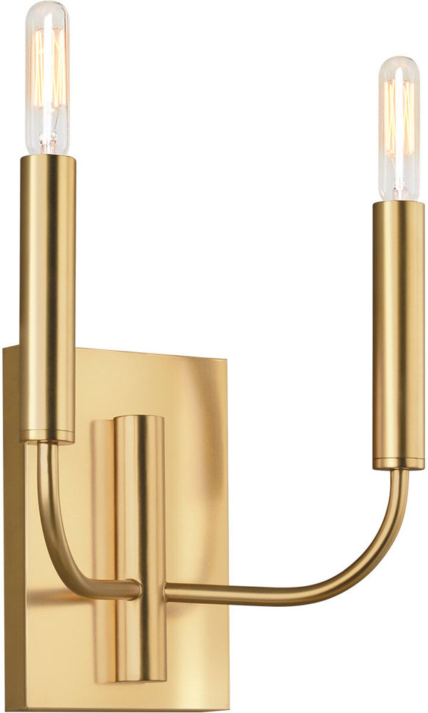 Visual Comfort Studio EW1002BBS Brianna Modern Burnished Brass Wall ...