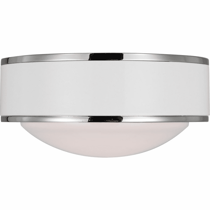 Visual Comfort Studio KSF1061PNGW Monroe Modern Polished Nickel LED ...