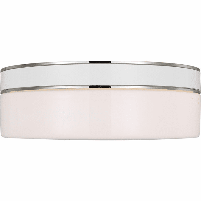Visual Comfort Studio KSF1072PNGW Monroe Contemporary Polished Nickel ...