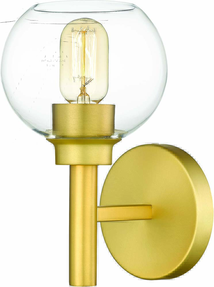 Z-Lite 7502-1S-BG Sutton Brushed Gold Wall Lighting - ZLT-7502-1S-BG