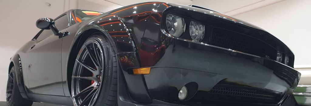 CHROME AND CARBON ® 2009-203 DODGE CHALLANGER DEMON STYLE WIDE BODY KIT ...