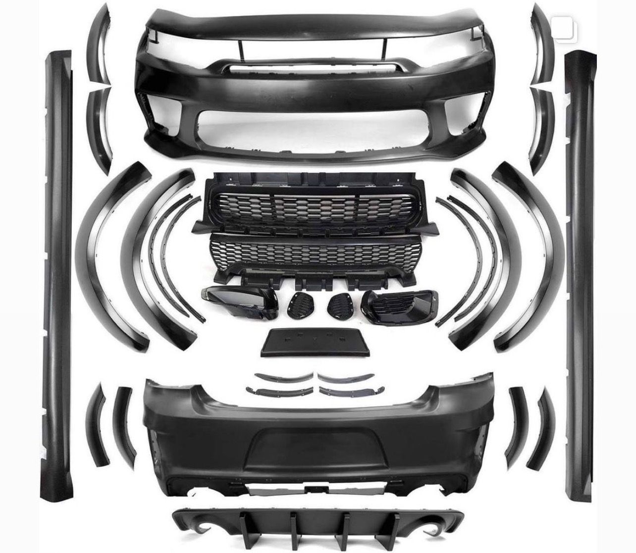 2015-2022 Dodge Charger Demon Style Full Complete Wide Body Kit