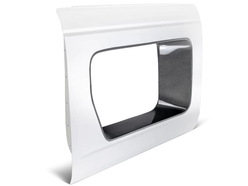 2021-2023 FORD BRONCO FIBERGLASS FRONT HALO DOORS CARBON FIBER INSERTS