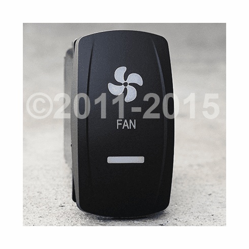 Fan - Dual Led Lighted Rocker Switch