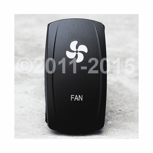 Fan - Dual Led Lighted Rocker Switch
