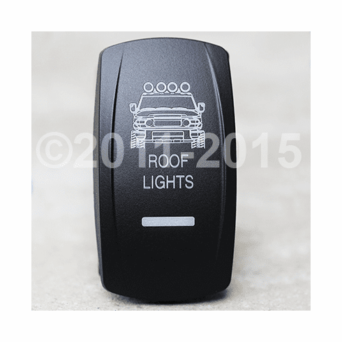 Fj Cruiser Roof Lights - Dual Led Lighted Rocker Switch