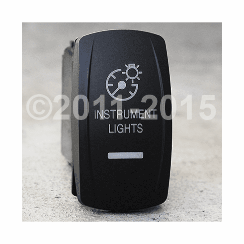 Instrument Lights - Dual Led Lighted Rocker Switch