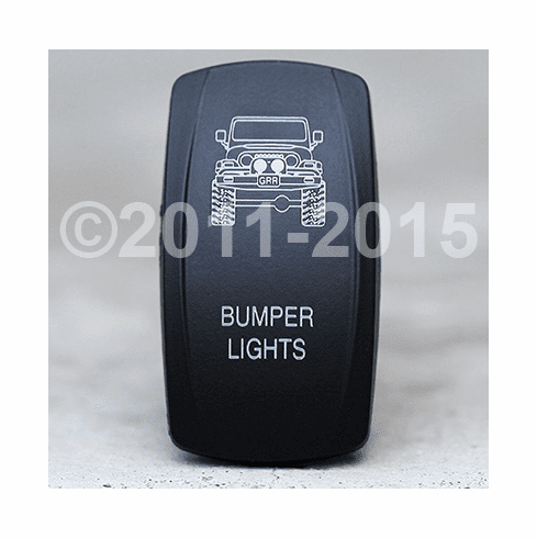 Jeep Tj Bumper Lights - Dual Led Lighted Rocker Switch